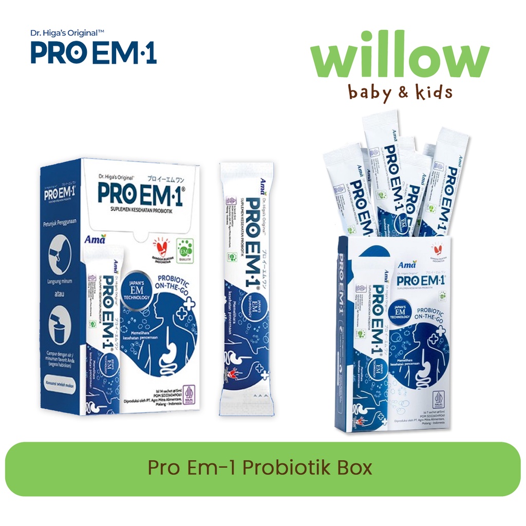 Jual Vitamin - Pro Em-1 Probiotik Box | Shopee Indonesia