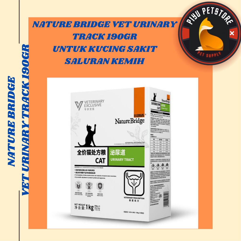 Jual Nature Bridge Vet Urinary Tract 190gr NB | Nature Bridge URINARY ...
