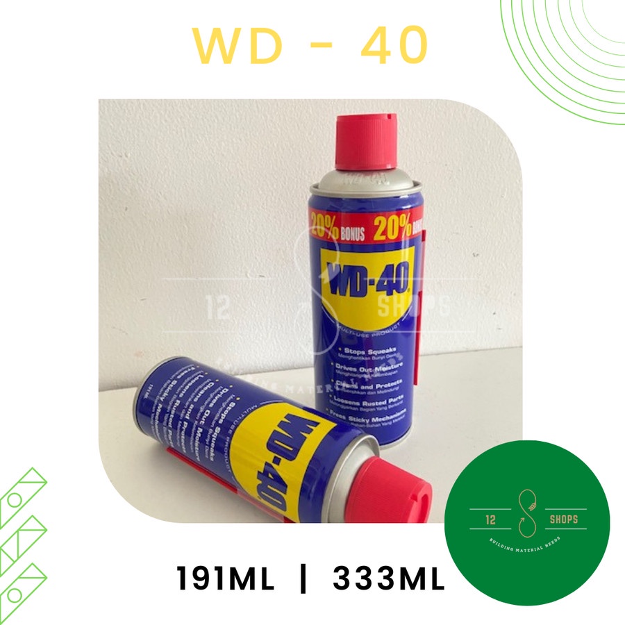 Jual WD40 / WD 40 Pelumas Anti Karat Pembersih Pelumas Serbaguna Kaleng ...