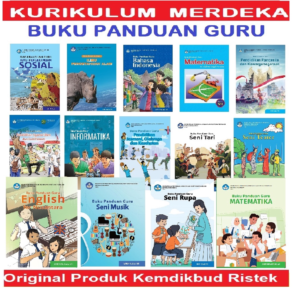 Jual Buku Panduan Guru Kelas 7 SMP Kurikulum Merdeka Kemendikud Buku Guru SMP / MTS Kelas VII ...