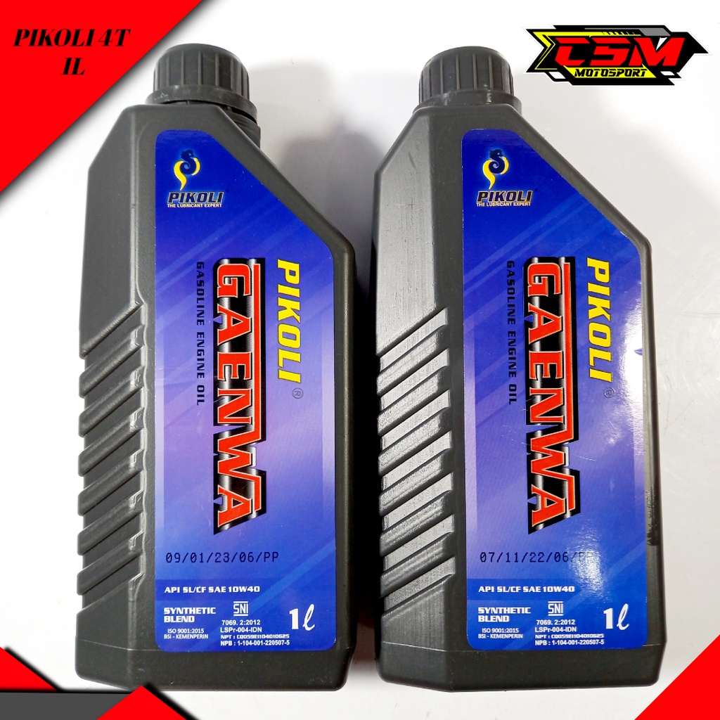 Jual OLI PIKOLI GAENWA 4TAK SYNTHETIC BLEND API SERVICE SL CF 1LITER ...