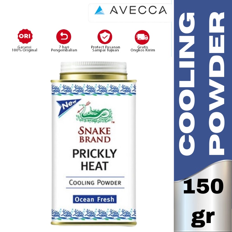 Jual Snake Brand Prickly Heat Cooling Powder Ocean Fresh 150 Gram ...
