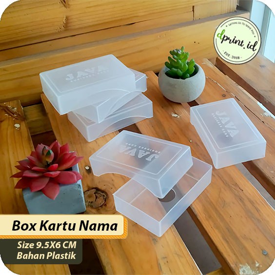 Jual Box Kartu Nama Business Card Plastik Kotak Penyimpan Kartu Nama ...