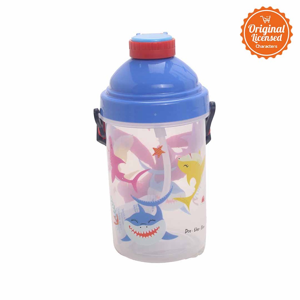 Jual L.Blend Botol Minum Anak Canteen Push Sedotan Singing Shark 465 Ml ...
