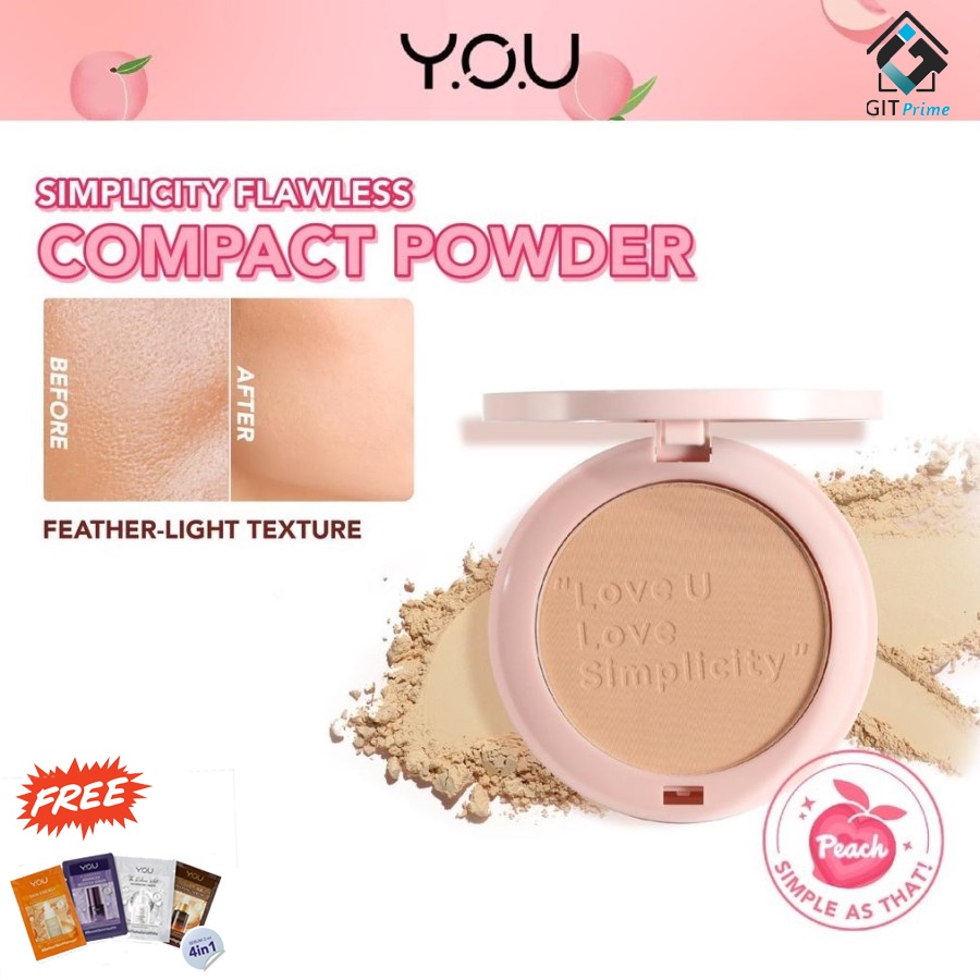 Jual Y.O.U The Simplicity Flawless Skin Compact Powder | Shopee Indonesia