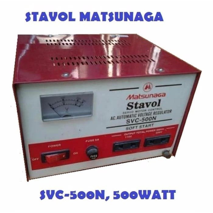 Jual Stabilizer Stavolt 500W MATSUNAGA ( Servo Motor Control ) | Shopee ...
