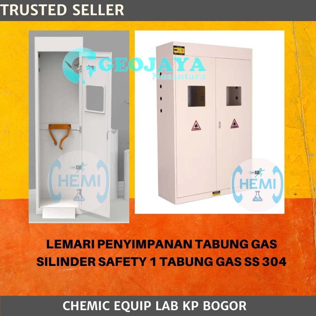 Jual LEMARI PENYIMPANAN TABUNG GAS SILINDER GAS SAFETY 1 TABUNG GAS SS ...