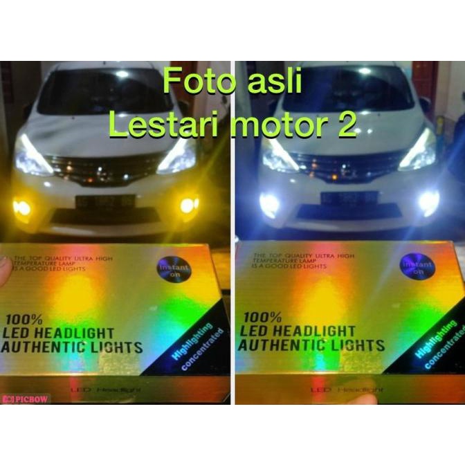 Jual LAMPU FOGLAMP LED H11 H16 2 WARNA PUTIH KUNING SUPER TERANG ...