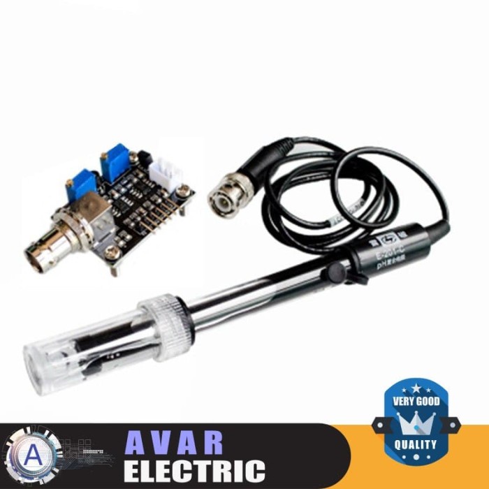 Jual Ph Sensor E-201-C Detection Sensor Module (Probe + Board) Arduino Terlaris | Shopee Indonesia