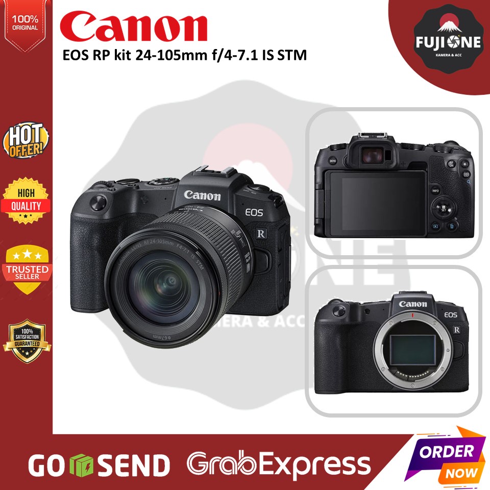 Jual Canon EOS RP KIT RF 24-105mm f/4-7.1 IS STM | Shopee Indonesia
