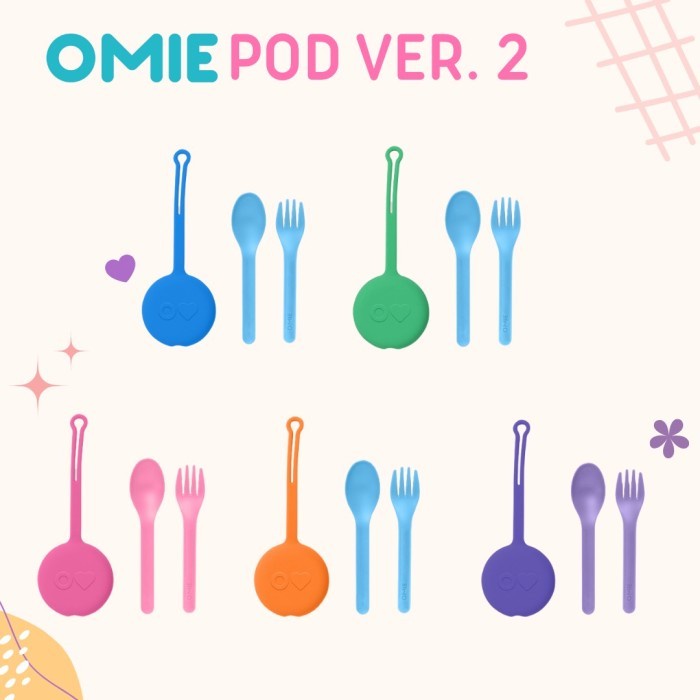 Jual Omie Utensil Set Spoon Fork Sendok Garpu OmieBox | Shopee Indonesia