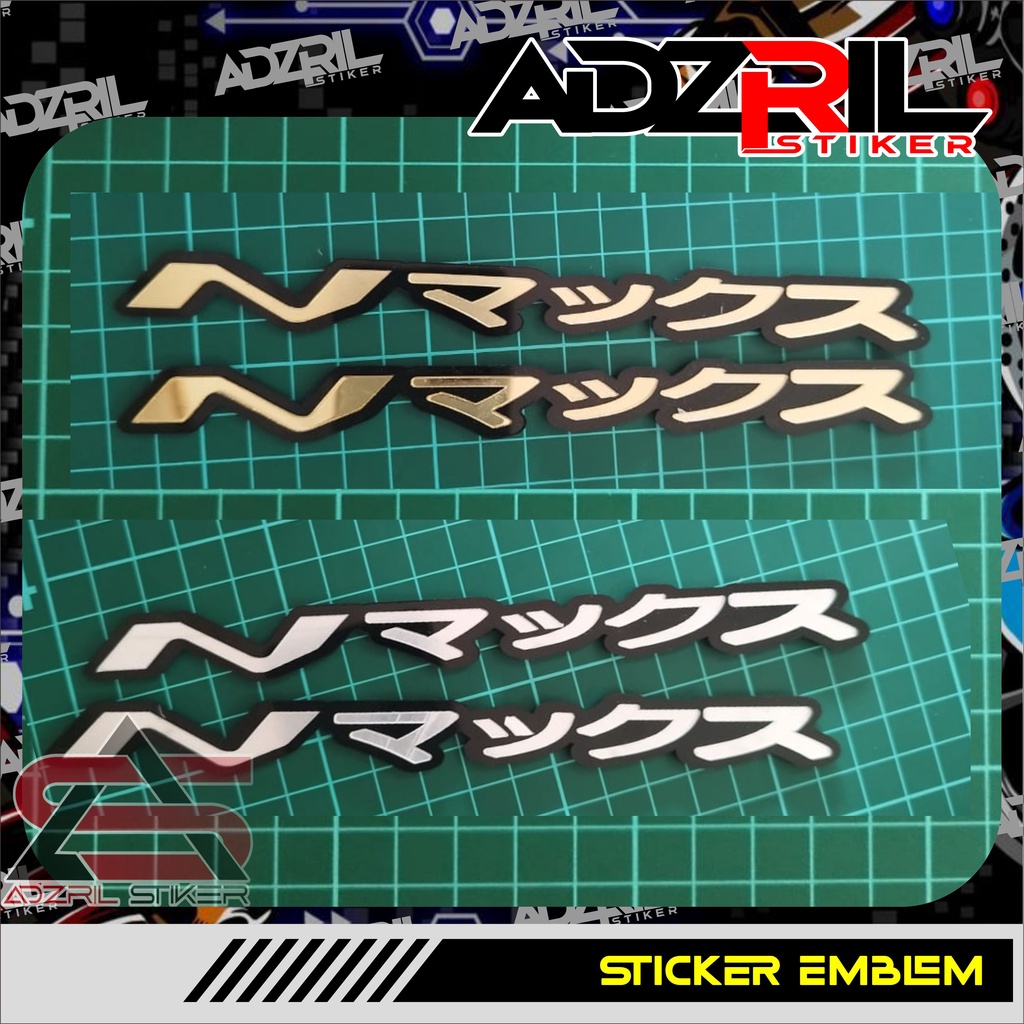Jual STICKER EMBLEM AKRILIK 3D YAMAHA NMAX JEPANG /EMBLEM AKRILIK NMAX ...