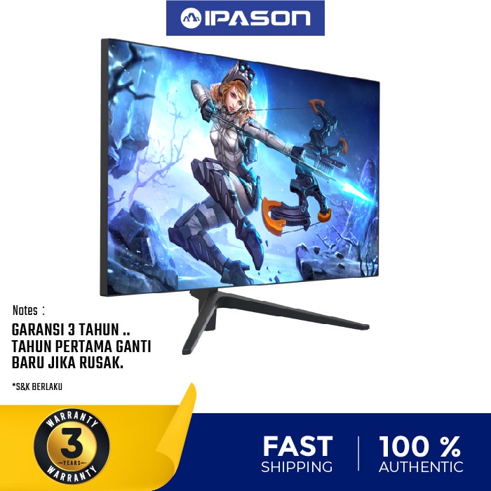 Jual IPASON Gaming Monitor E2725Q-M 27-inch 75HZ 2K 2560*1440 IPS HDMI/DP | Shopee Indonesia