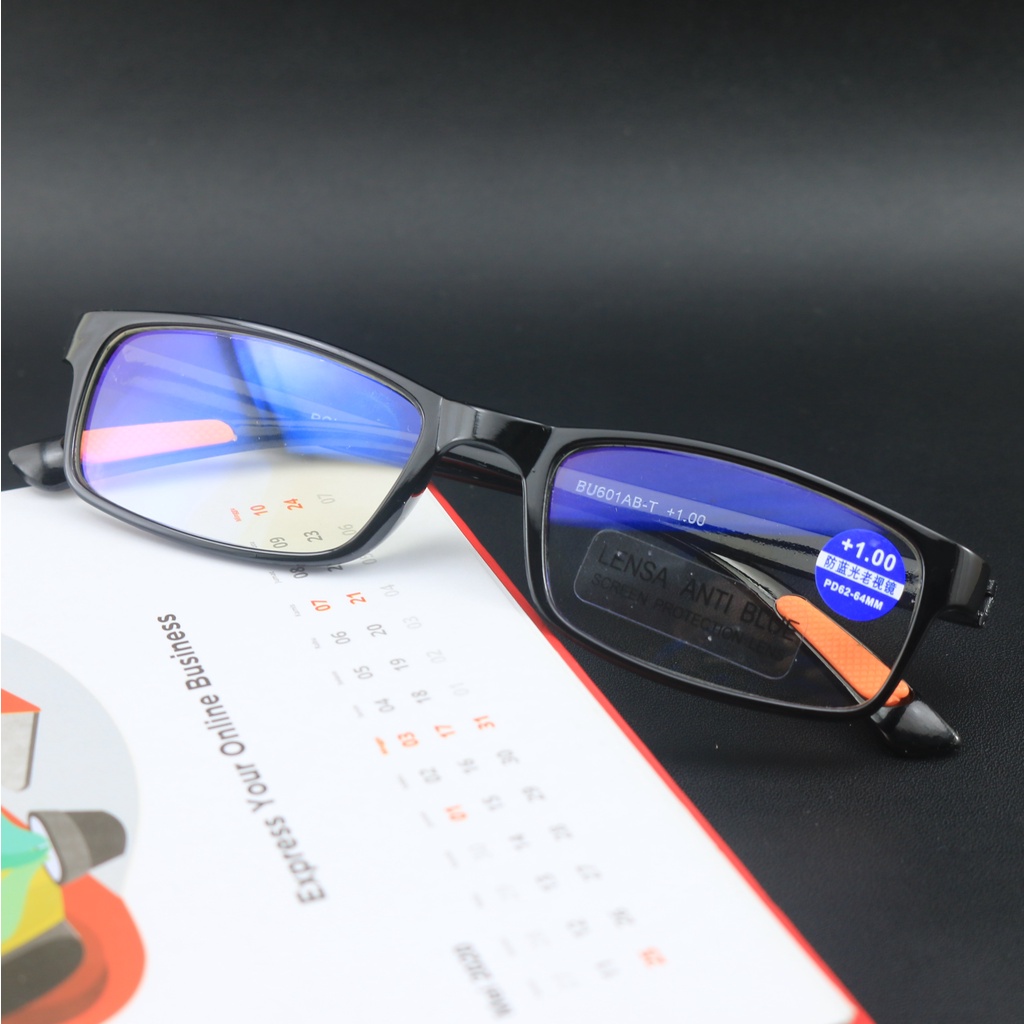 Jual OBRAL !!! 601AB / KACAMATA BACA LENSA RADIASI BLUE RAY FRAME ...