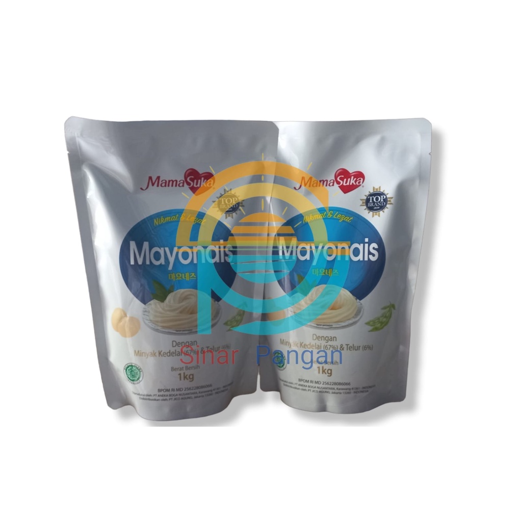 Jual Mamasuka Mayonaise / Mamasuka Saus Mayonaise Pouch / Mayo 1000 gr ...