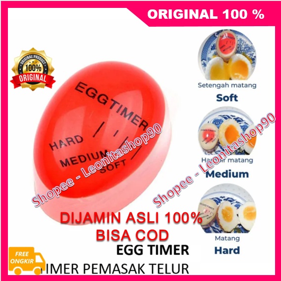Jual BELI 1 DAPAT 3 Boiled Egg Timer Mengukur Tingkat Kematangan Telur Rebus Dengan 3 Tingkatan ...