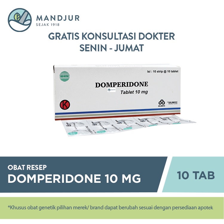 Jual Domperidone 10 Mg Strip 10 Tablet | Shopee Indonesia