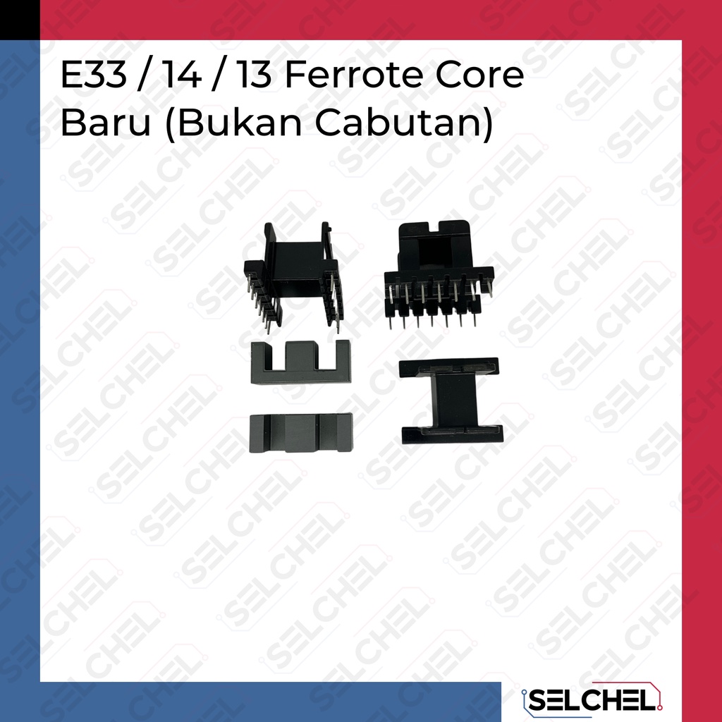 Jual trafo ferit ee33 Horizontal dan vertikal transformer ferrite non - gap e33 | Shopee Indonesia