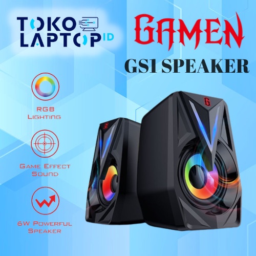 Jual Gamen GS1 Gaming Speaker Soundbar RGB Lighting | Shopee Indonesia