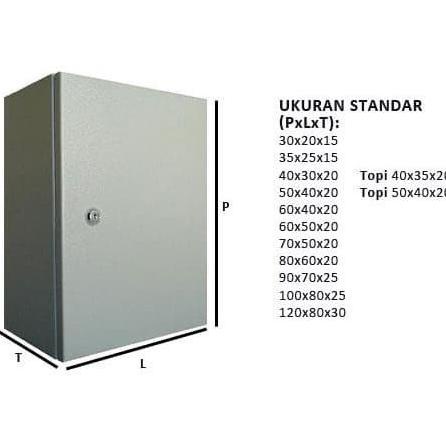 Jual Box Panel Indoor 40X30X20 Plat 2Mm Powder Coating Traytek Original ...