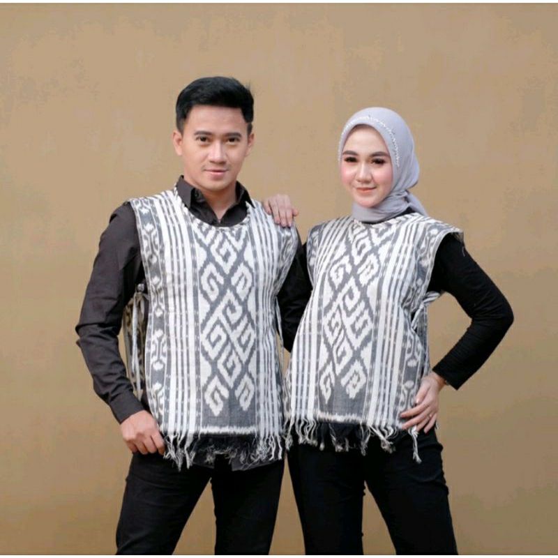 Jual BATIK TENUN TORA VEST TENUN TROSO-ROMPI TENUN MOTIF NTT NTB ...