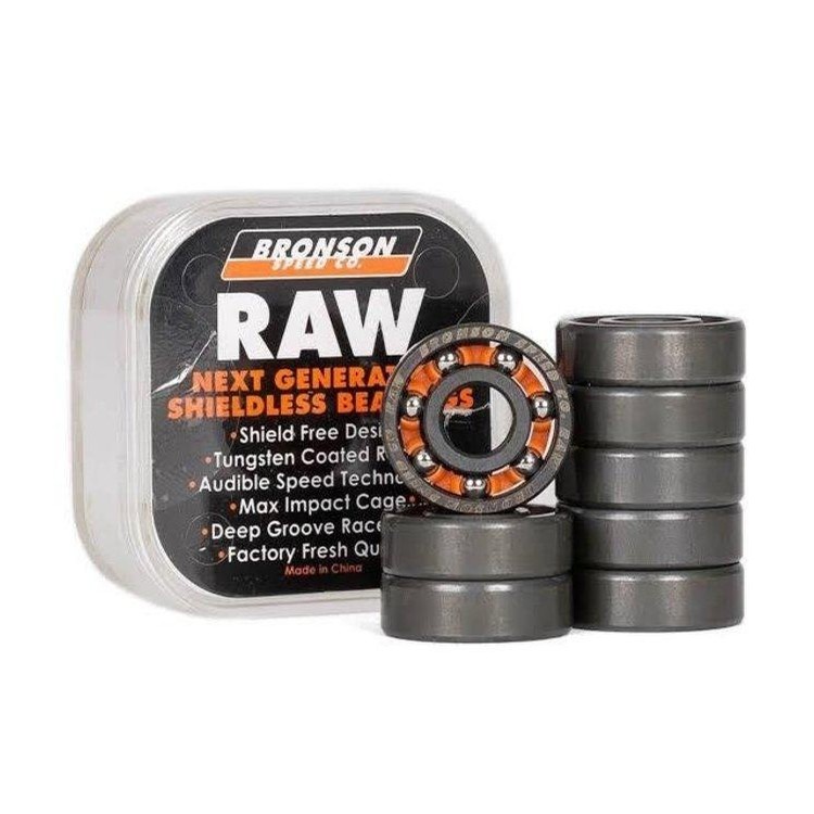Jual Skateboard bearing Bronson speed RAW Shieldless usa original ...