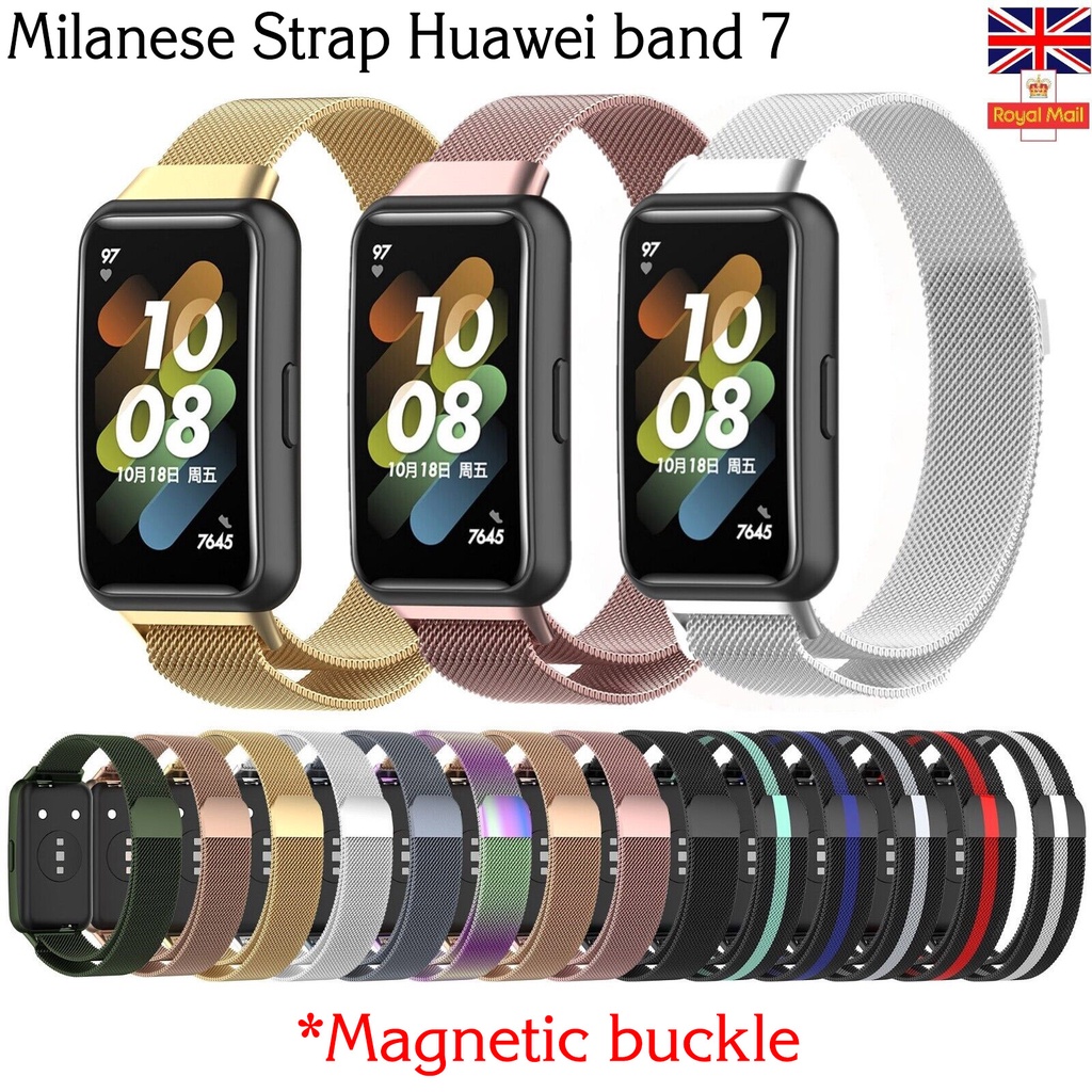 Jual Magnetic Strap Huawei Band 7 Milanese Jam watch Baru Tali jam ...