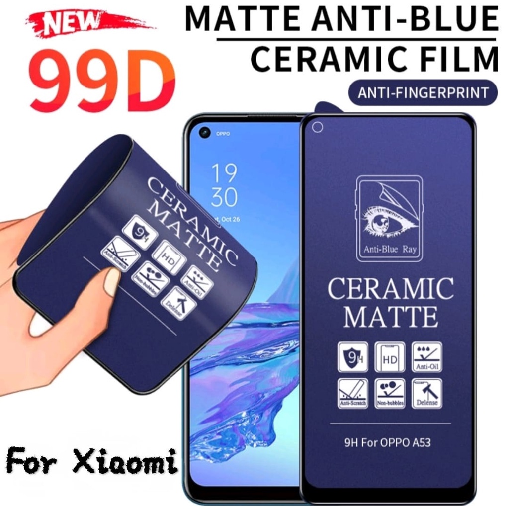 Jual Ceramic Matte Blue Tipe Xiaomi Full Layar | Shopee Indonesia