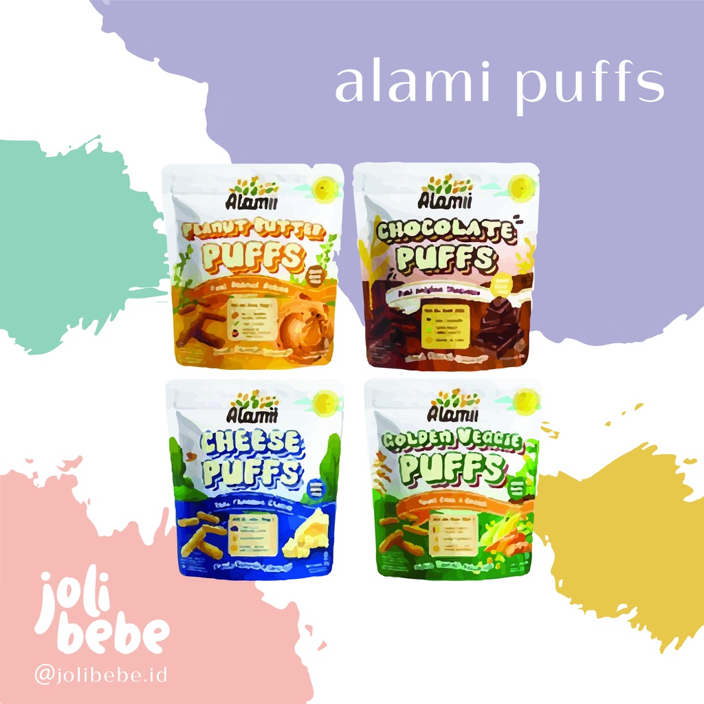 Jual alamii puffs healthy anak / bayi ( camilan sehat ) | Shopee Indonesia
