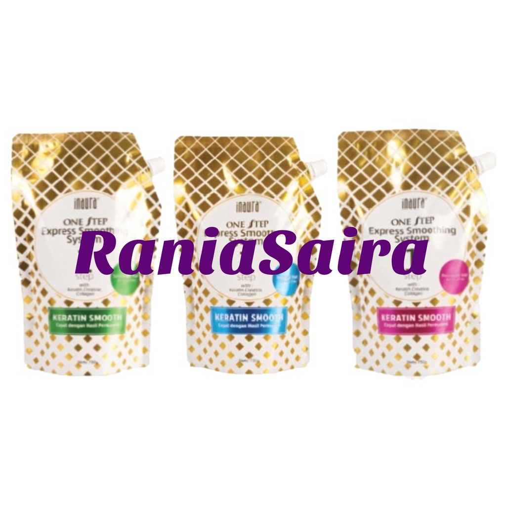 Jual INAURA Express Smoothing Relaxer Cream 750ml One Step Obat Pelurus ...
