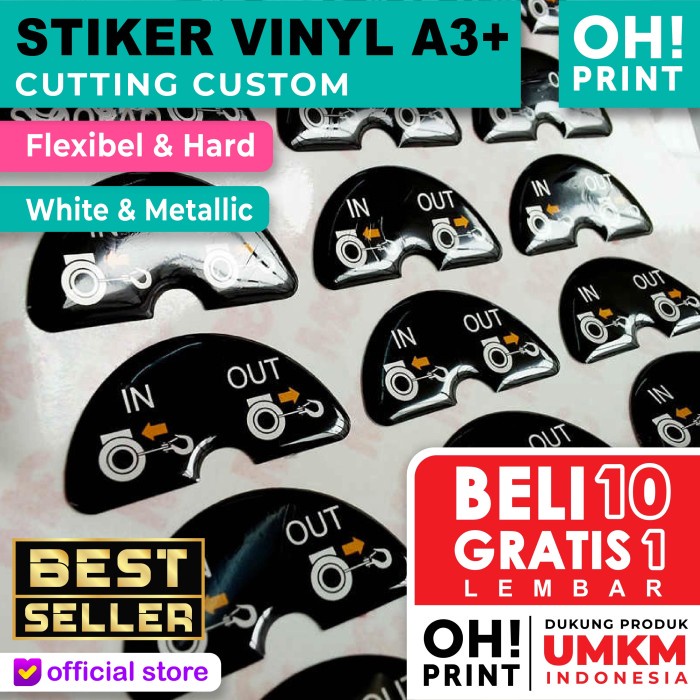 Jual Stiker Cetak Stiker Timbul Resin Custom Stiker Resin Custom Stiker ...