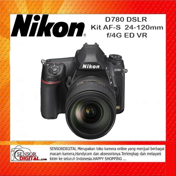 Jual Nikon D780 Kit NIKKOR AF-S 24-120mm f4G ED VR | Shopee Indonesia