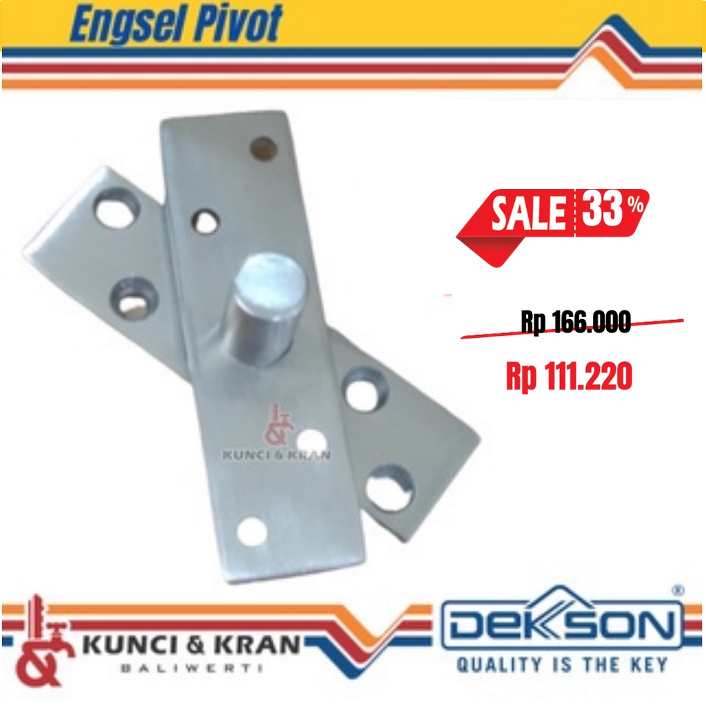 Jual Engsel Pivot Dekkson ESS PV 001 SS Engsel Putar Dekson Stainless ...