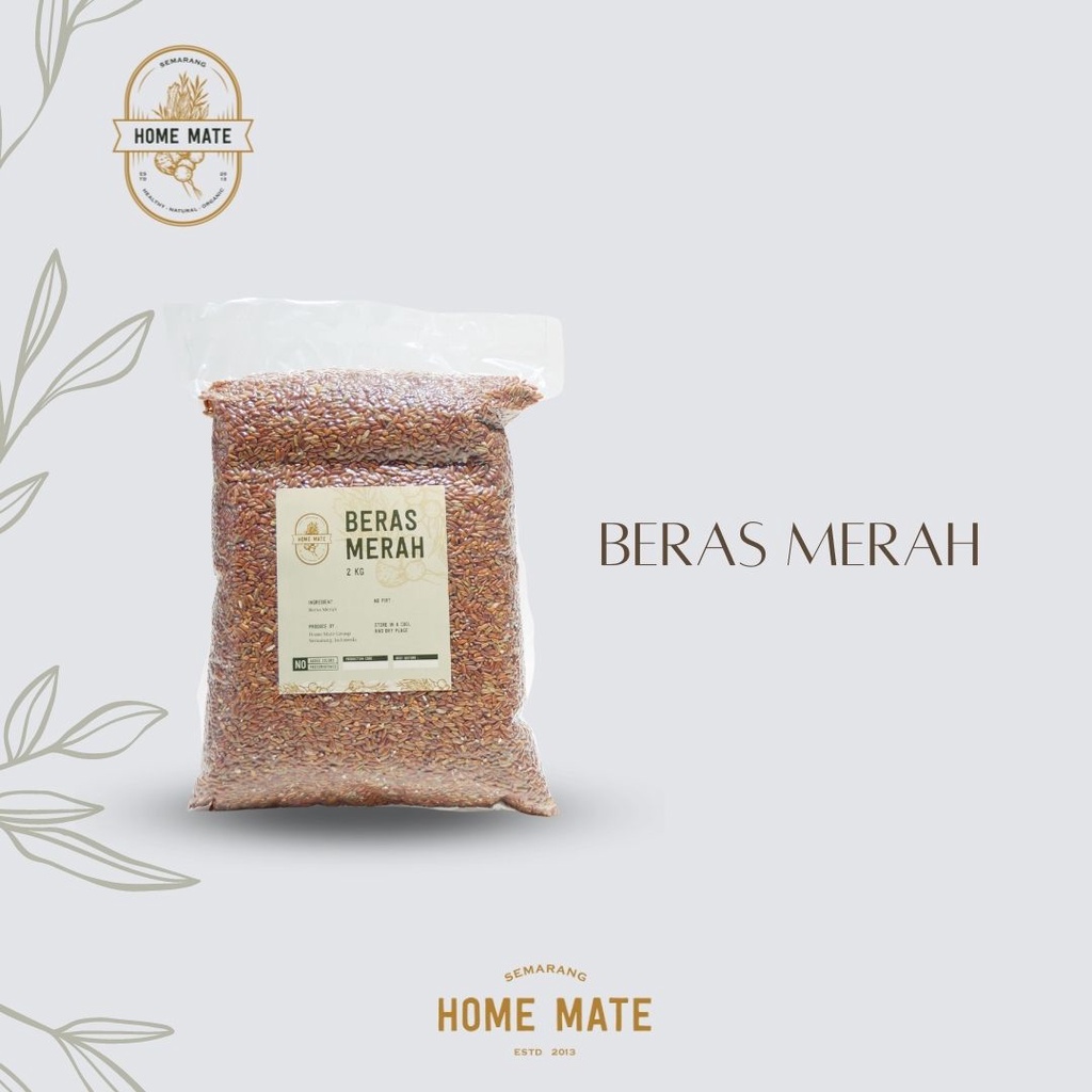 Jual Beras Merah 2kg - HOME MATE | Shopee Indonesia