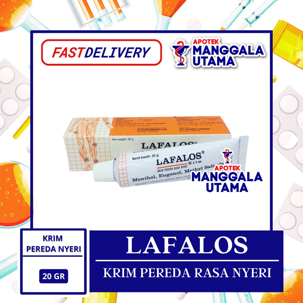 Jual LAFALOS CREAM PER TUBE ISI 20 GR | Shopee Indonesia