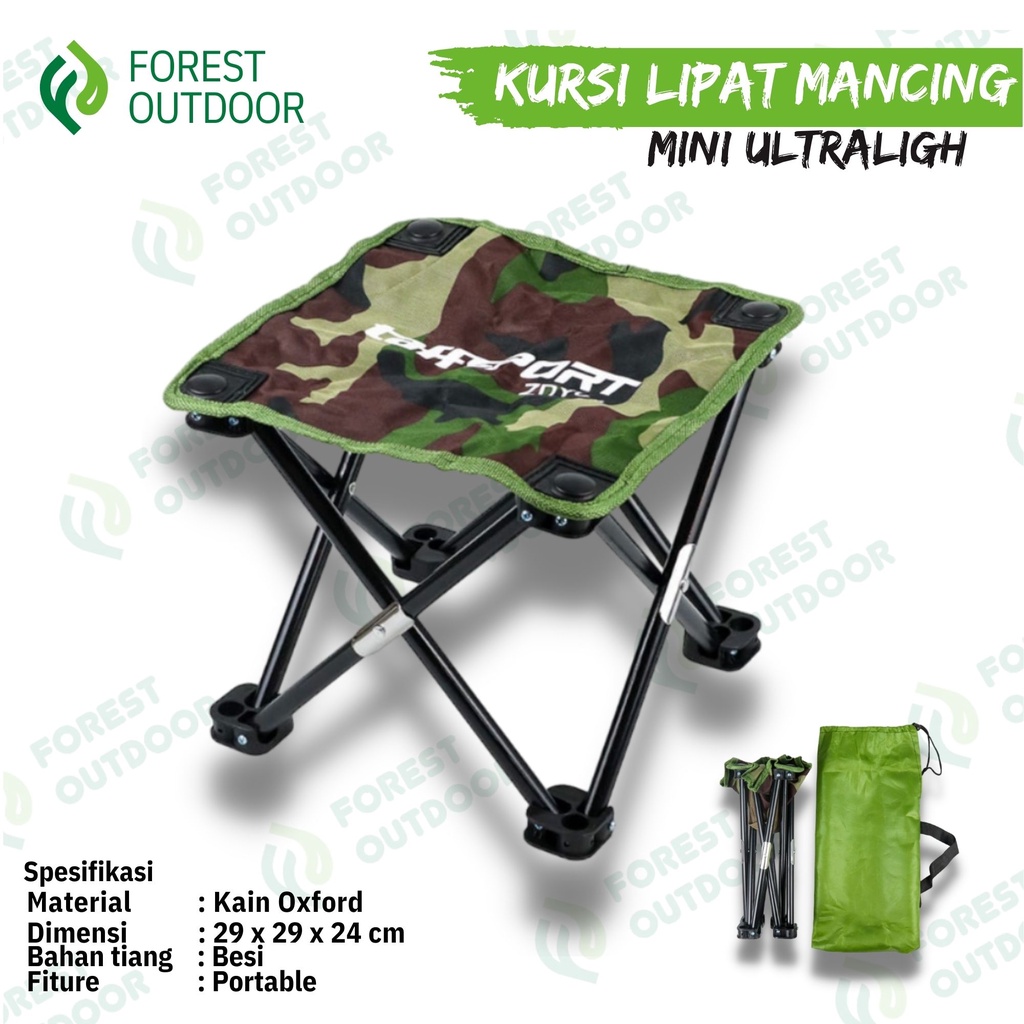 Jual Kursi lipat mancing / kursi lipat camping type army / kursi lipat ...
