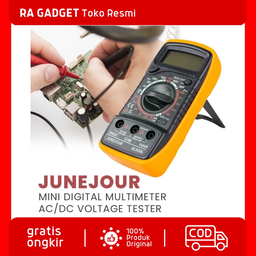 Jual Mini Digital Multimeter AC/DC Voltage Tester / Multimeter Digital ...