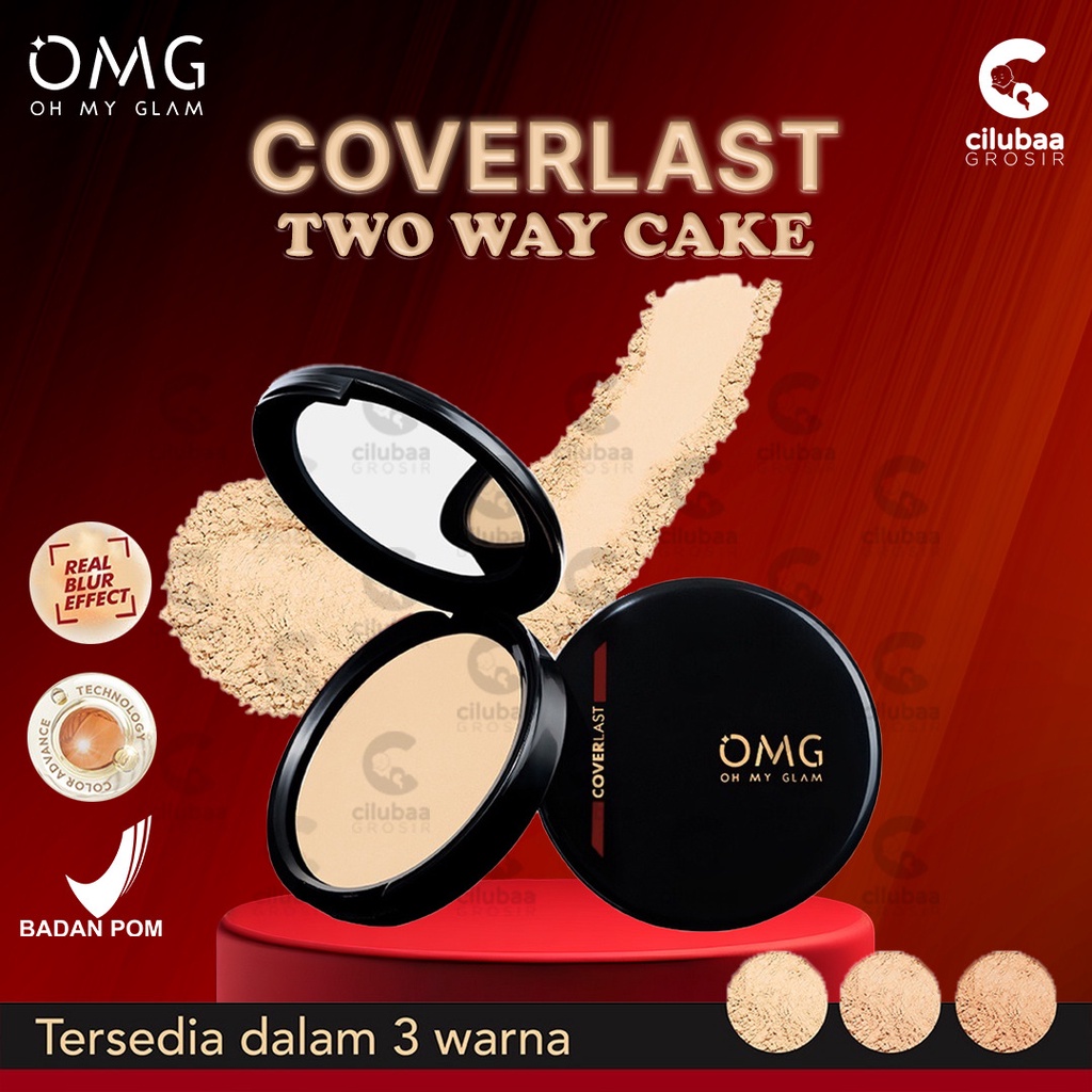 Jual OMG Oh My Glam Coverlast Two Way Cake 12gr || Bedak Padat Kontrol ...