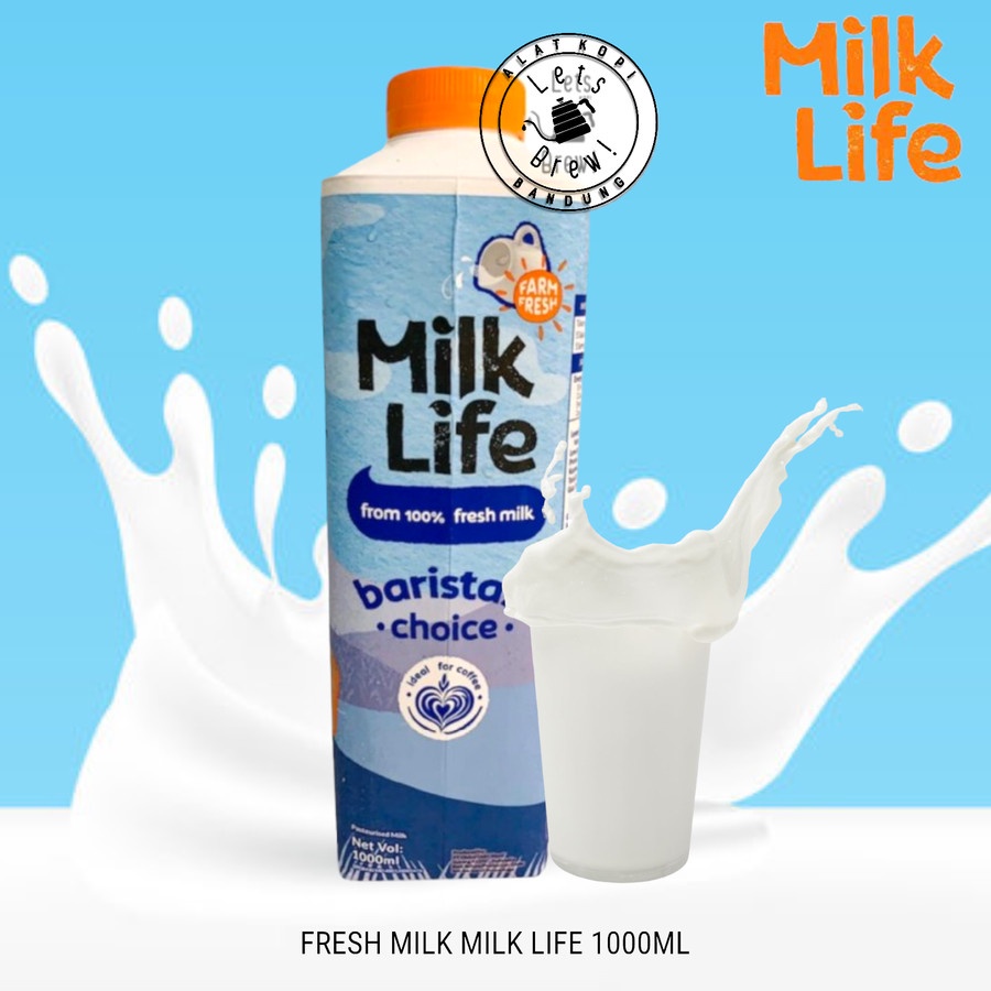 Jual Milk Life Fresh Milk 1000ml / 1liter Plain | Shopee Indonesia