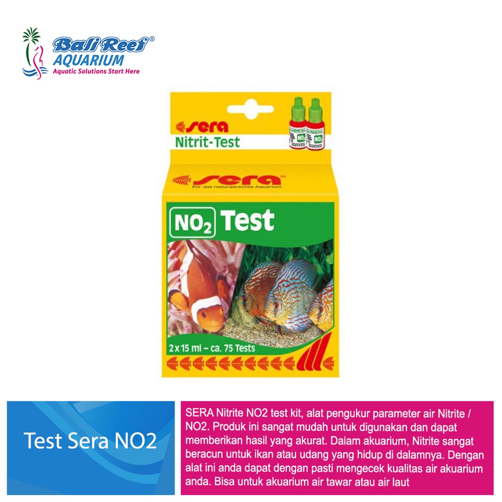 Jual Sera No2 Test Kit Alat Test No2 Aquarium | Shopee Indonesia