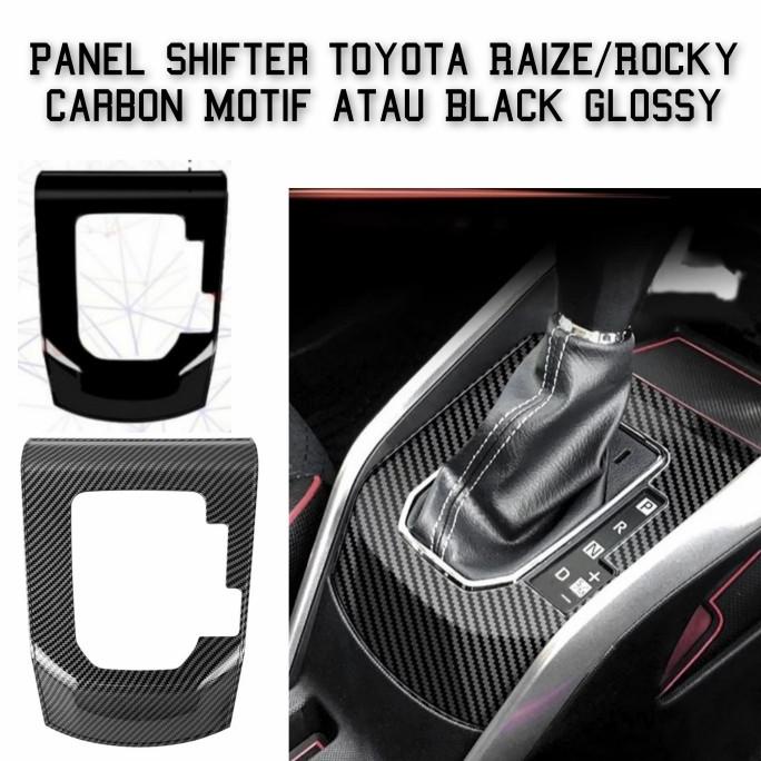 Jual Toyota Raize Rocky Carbon Panel Shifter Black Glossy Transmisi ...