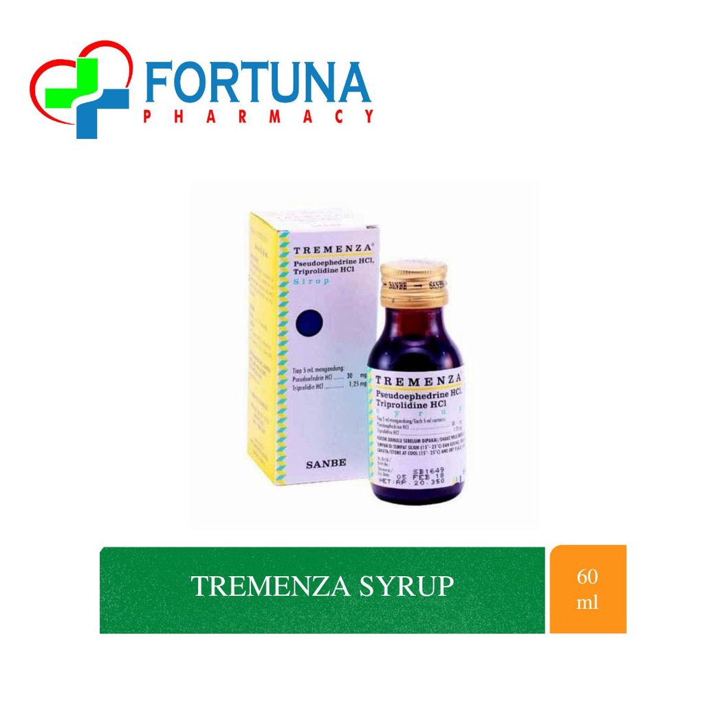 Jual TREMENZA SYRUP 60 ML | Shopee Indonesia