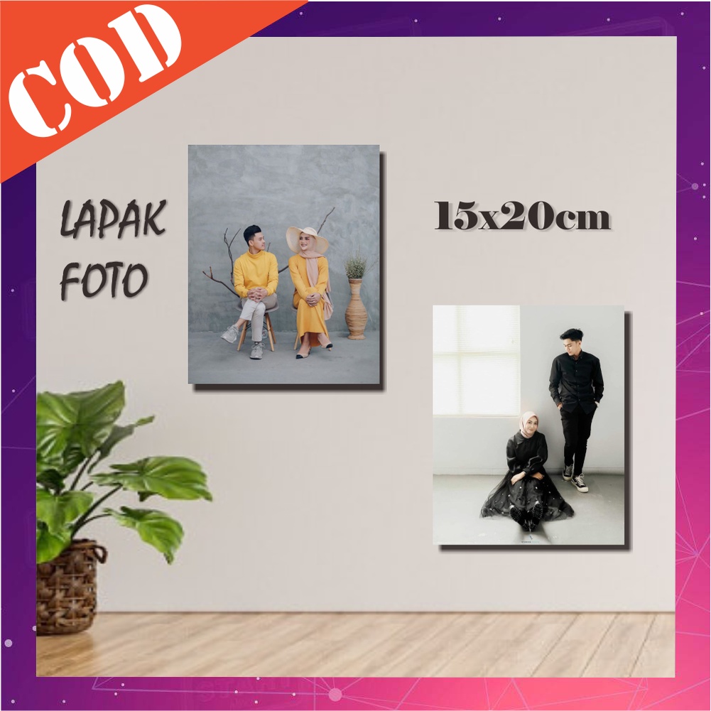 Jual CETAK FOTO UK 6R - MEDIA PAPAN MDF 15 x 20 cm | Shopee Indonesia