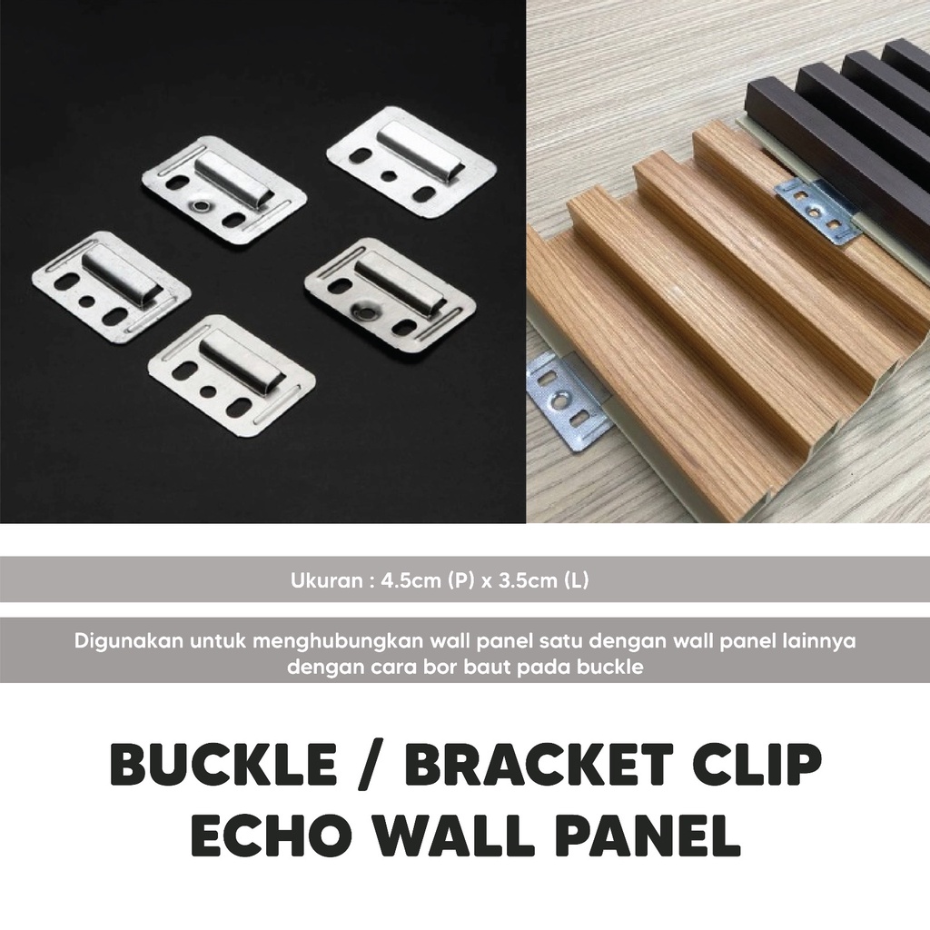 Jual Buckle Wallpanel Indoor / Bracket Clip Besi Wallpanel / Cantolan ...