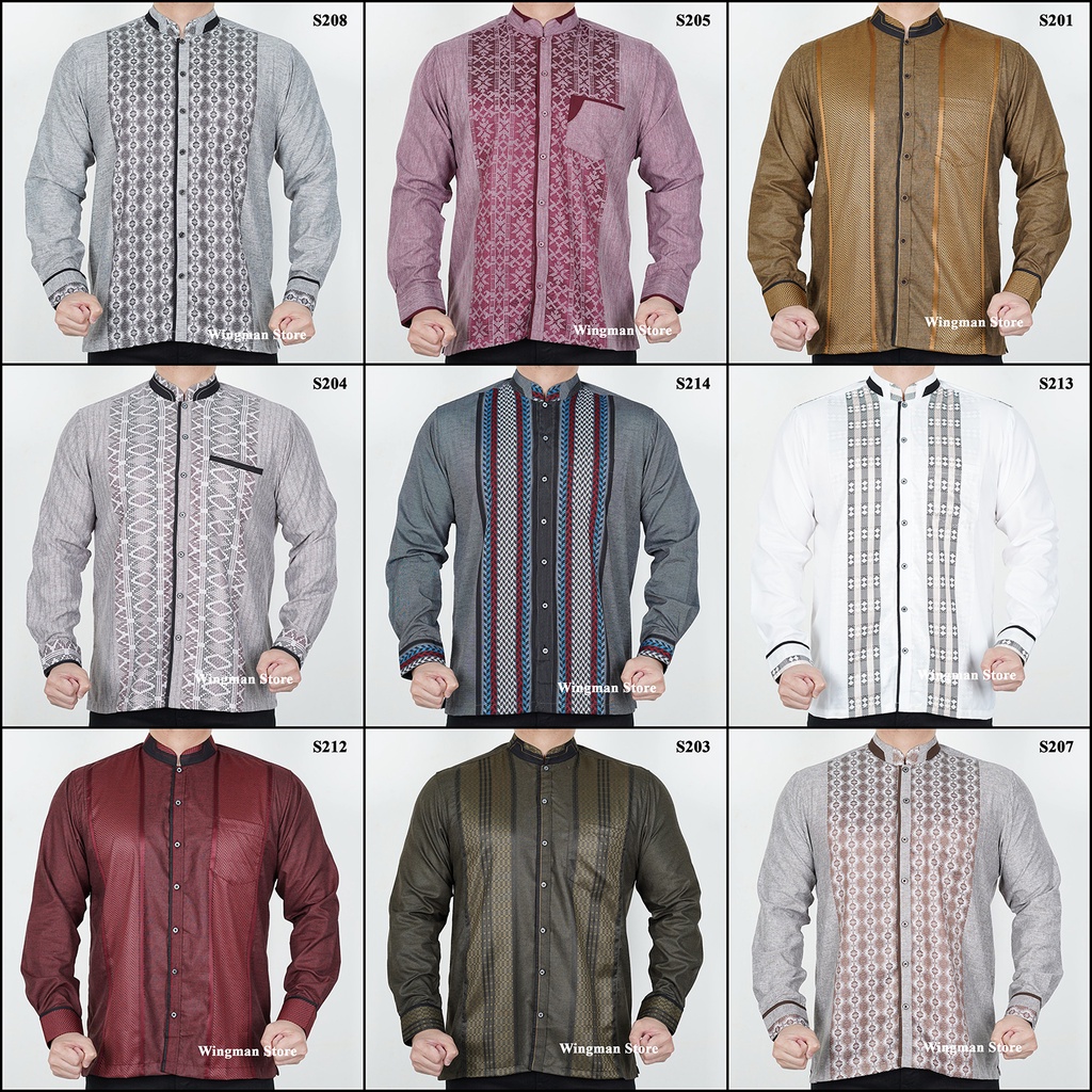 Jual Baju Koko Muslim Pria Songket Blazer Premium Lengan Panjang ...