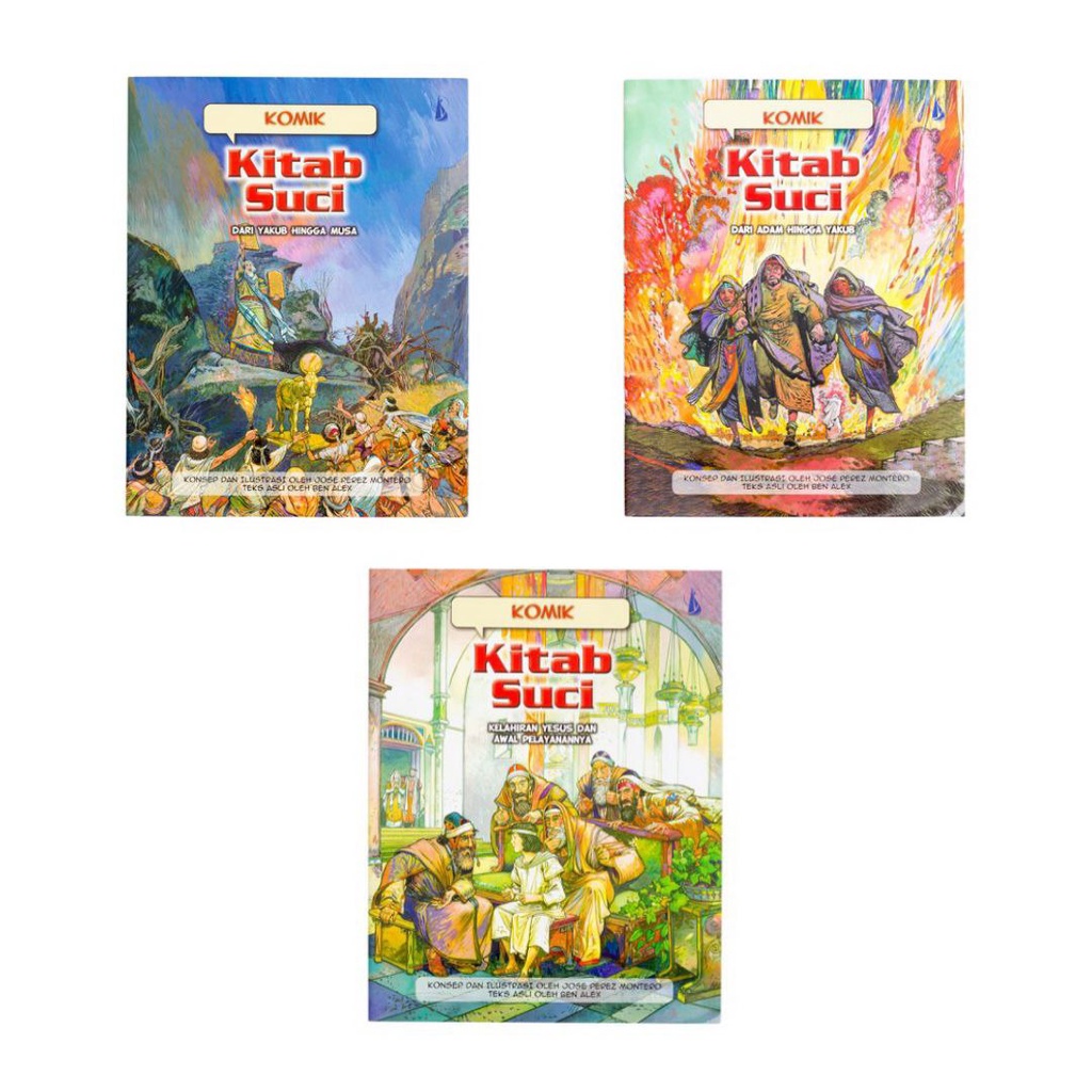 Jual Komik Kitab Suci Buku Cerita Rohani Kisah Kisah Yesus Buku Rohani ...