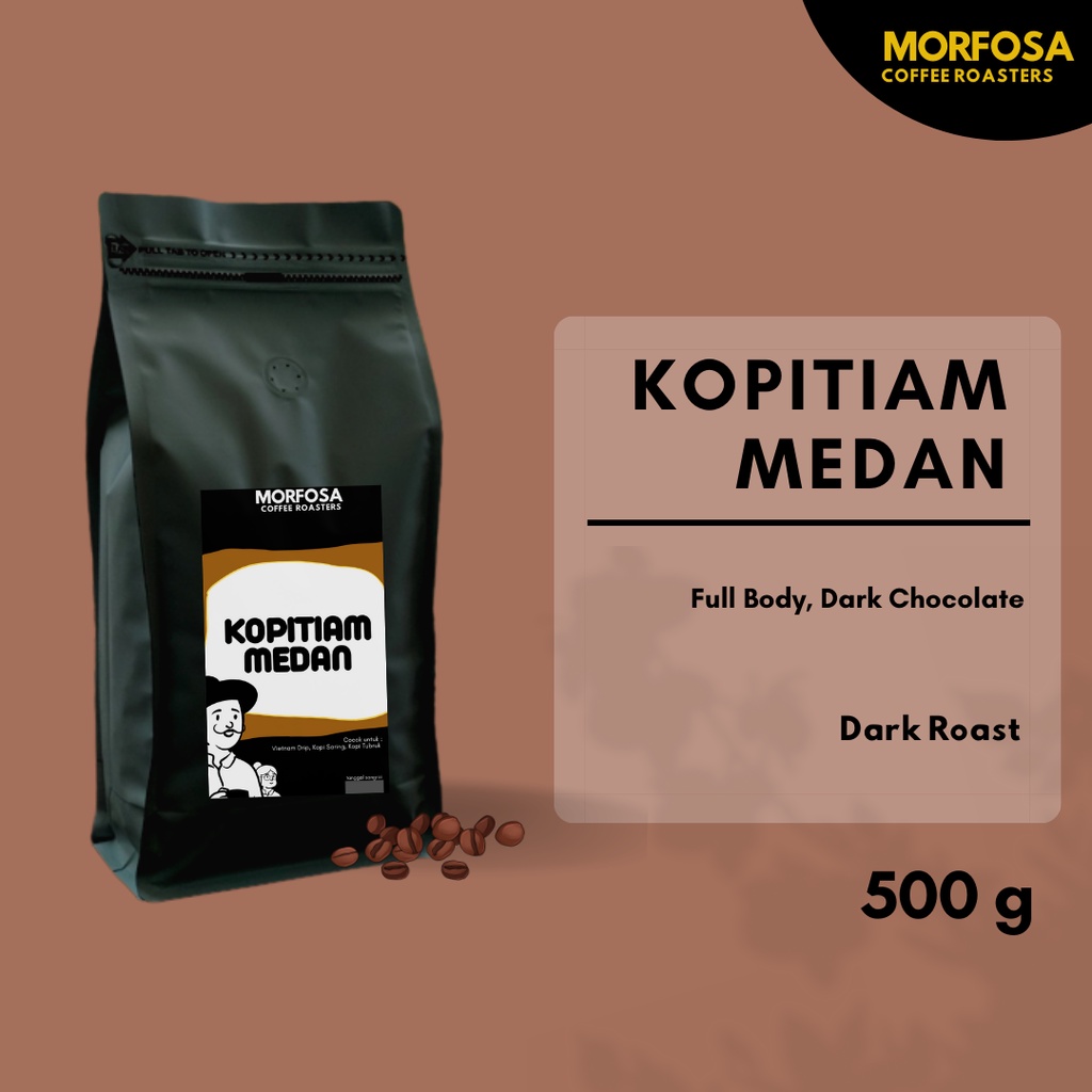 Jual MORFOSA COFFEE Kopitiam Kopi Hitam 500gr Kopi Saring Vietnam Drip ...