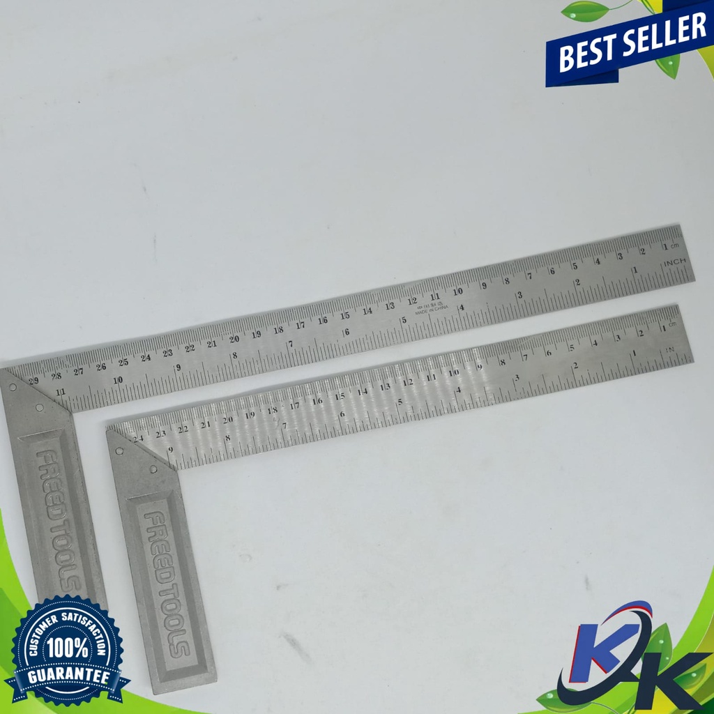 Jual Penggaris Siku Tukang Besi Pasekon 25 cm 10 inch / 30 Cm 12 inch ...