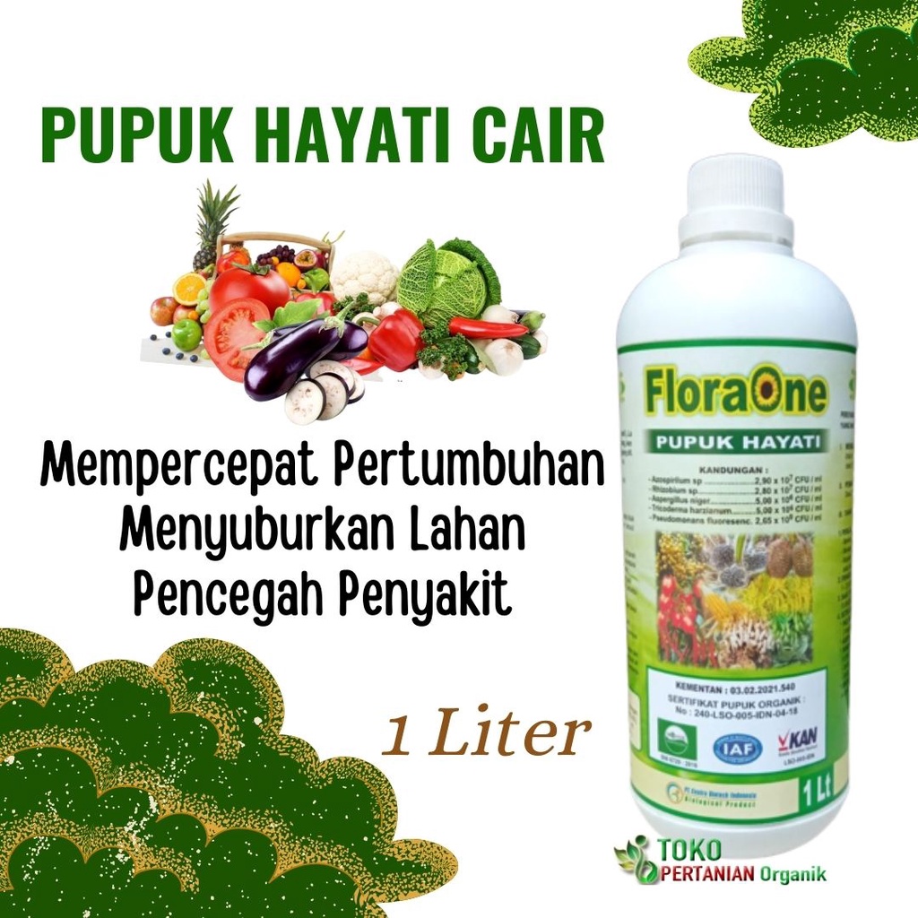 Jual Pupuk PGPR Flora One Plant Growth Promoting Rhizobacteria, Pupuk ...