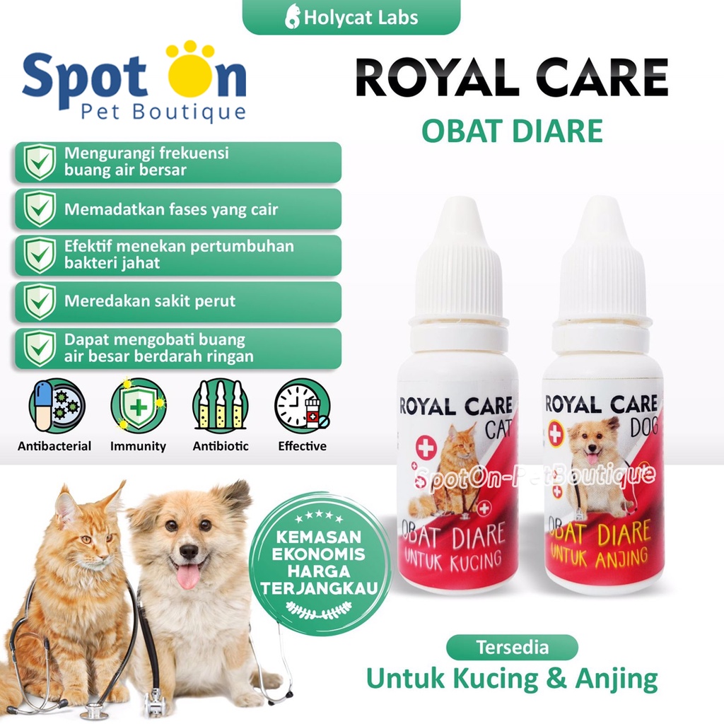 Jual Royal Care Obat Diare dan Mencret 10ml | Obat Kucing & Anjing by ...